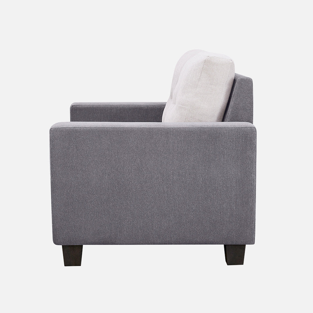 Buy Fabric Sofa Set 2 Seater (Ease Cool Grey) Online at Best Price ...